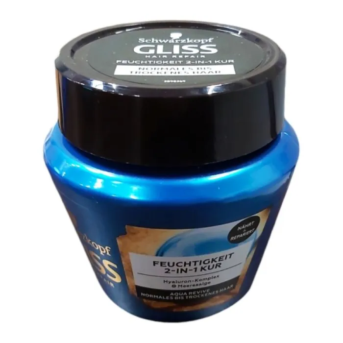 Gliss Mască de Păr 2in1 Hidratantă Aqua Revive 300ml - Hidratare ...