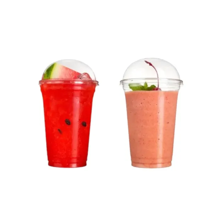 Pahare din plastic 300 ml, ideale pentru fresh-uri și sucuri. Set ...